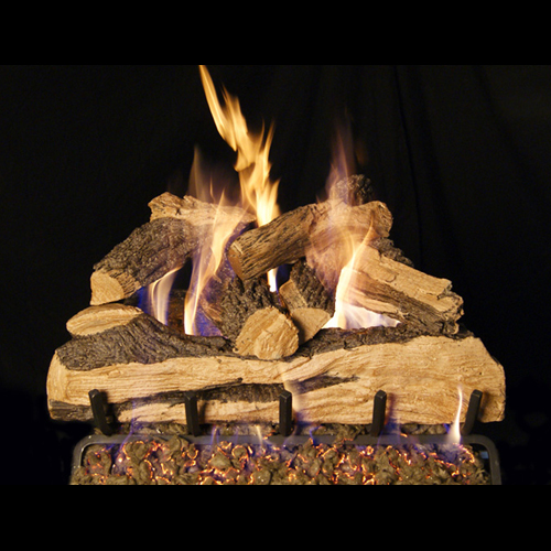 20" Split Oak Designer Plus Vented Log Set / G46 ANSI Certified Burner ...